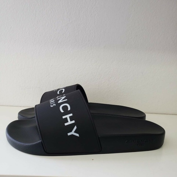Givenchy | Shoes | Givenchy Paris Signature Sandal Slide Black | Poshmark